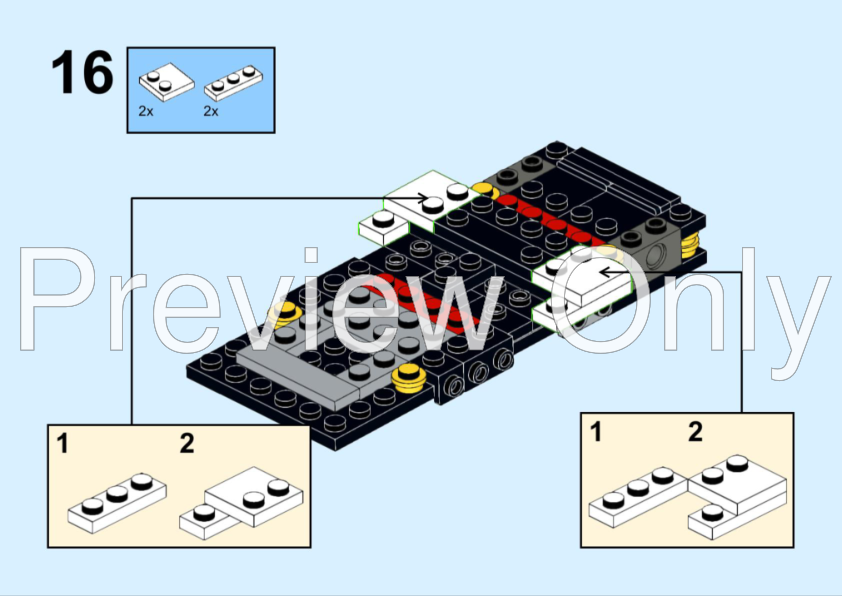 LEGO MOC BMW M2C Racecar by TheBoostedBrick | Rebrickable - Build with LEGO