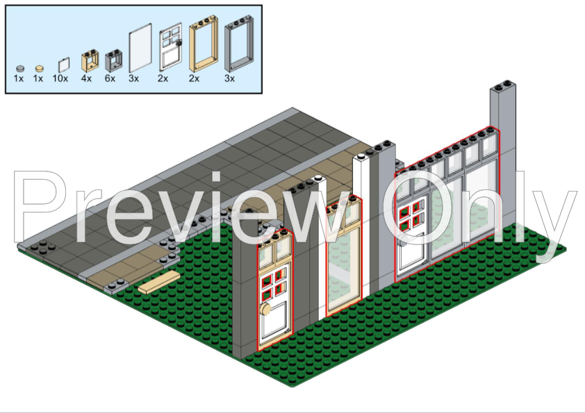 LEGO MOC Modular Butchery and Meat Shop by MOC_Expert | Rebrickable ...