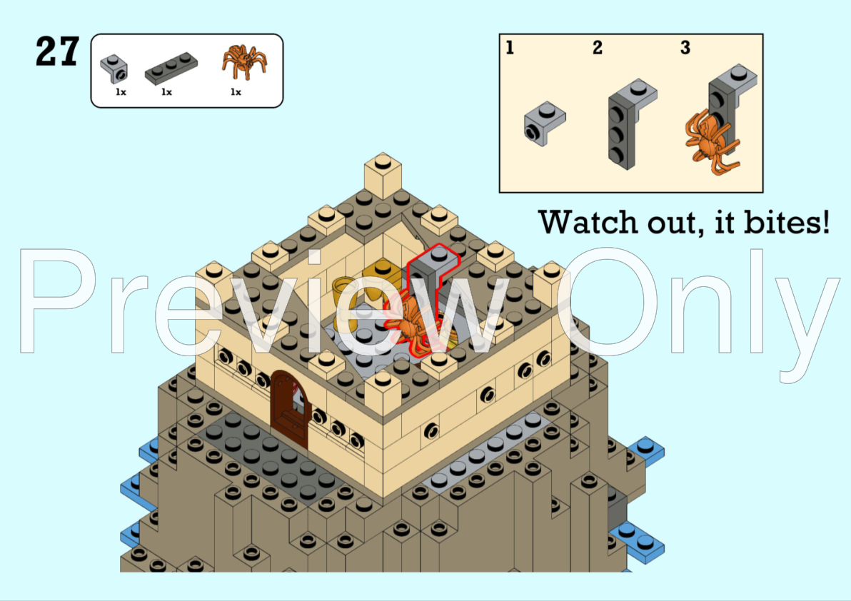 LEGO MOC Rotating Towers - Alternate model of 71043 - Hogwart's Castle ...
