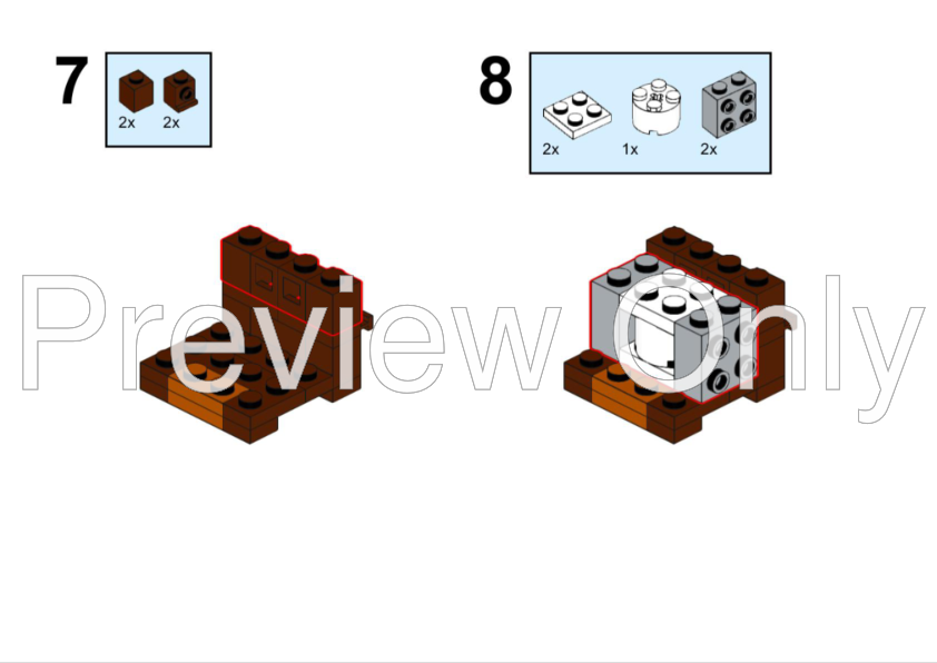 Lego Moc Cad Bane Brickheadz By Fmbricks Rebrickable Build With Lego
