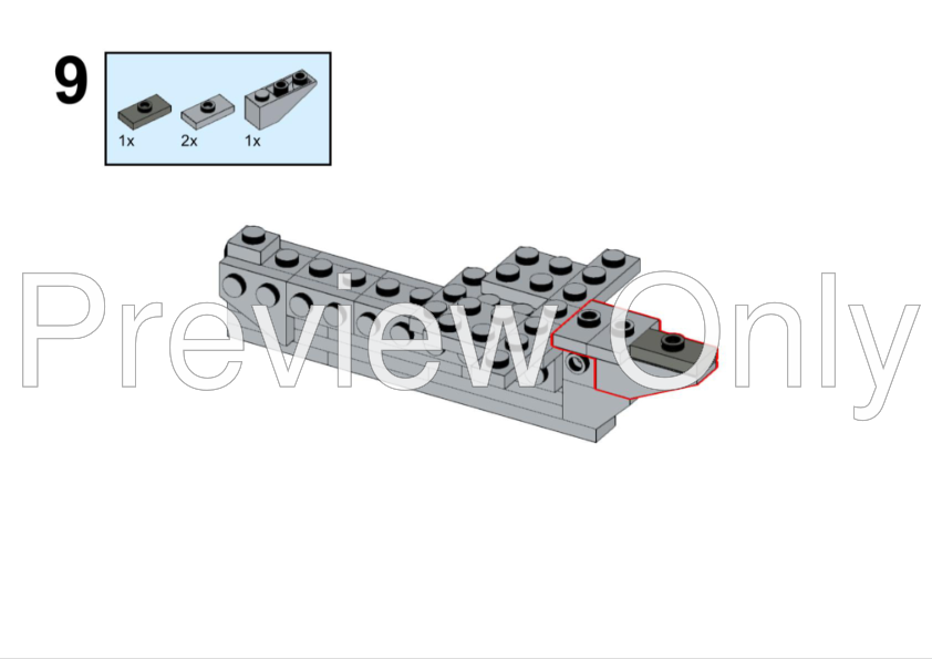 LEGO MOC Mini Razor Crest by Dopey1479 | Rebrickable - Build with LEGO
