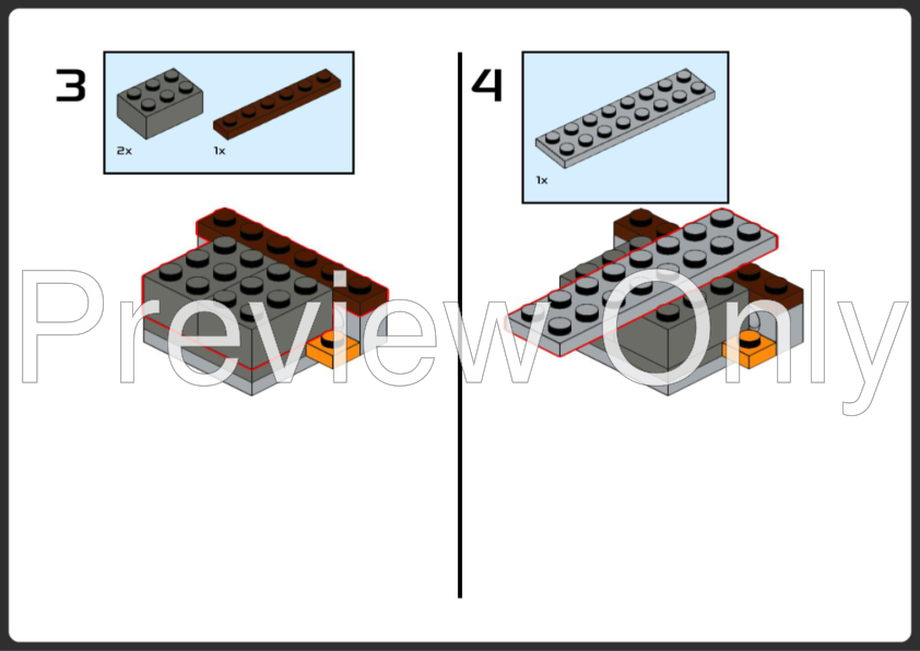 LEGO MOC Mon Calamari Cruiser Microfighter by Liio | Rebrickable ...