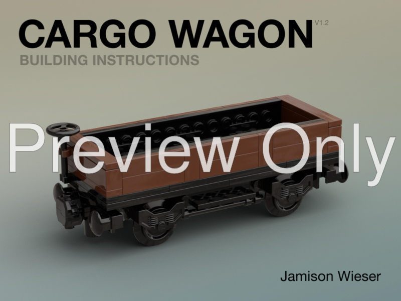 LEGO MOC-61570 Open Cargo Wagon by jamisonwieser | Rebrickable - Build ...