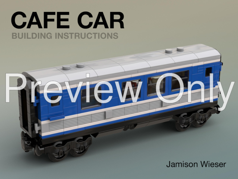 LEGO MOC Café Dining Car by jamisonwieser | Rebrickable - Build with LEGO