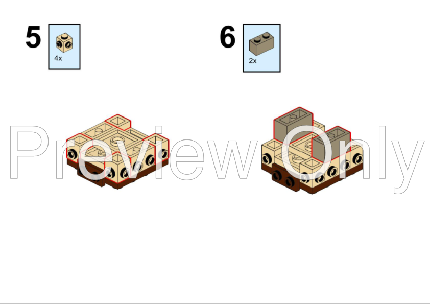 LEGO MOC Temple Guard Brickheadz by FMbricks | Rebrickable - Build with ...