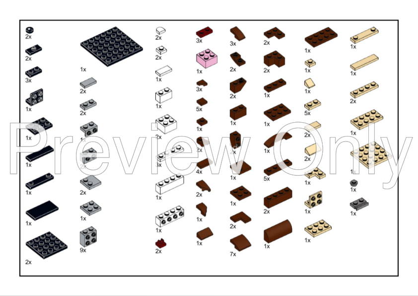 LEGO MOC Tifa Lockhart (FFVII) Brickheadz by DrBrickheadz | Rebrickable ...