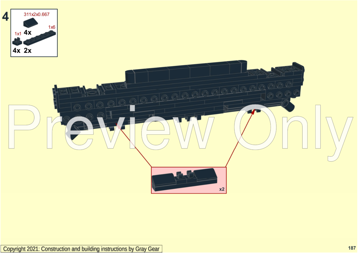 LEGO MOC Nissan Skyline R32 GTR by Gray_Gear | Rebrickable - Build with ...