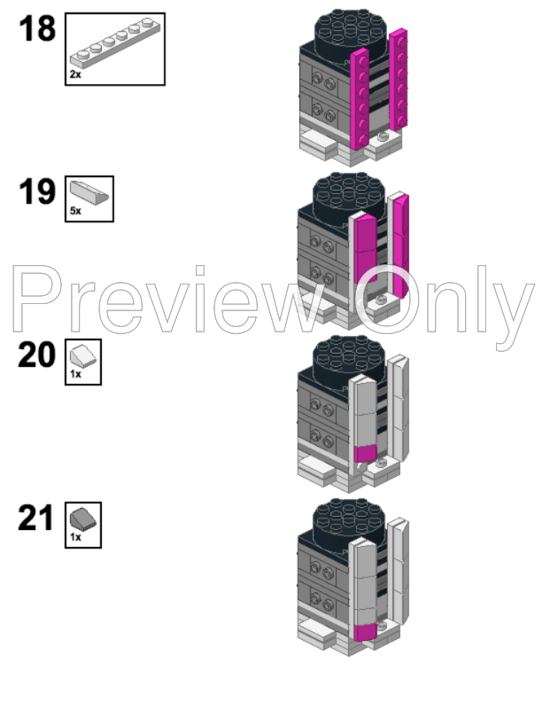 LEGO MOC Mini UCS R2-D2 by Miro | Rebrickable - Build with LEGO