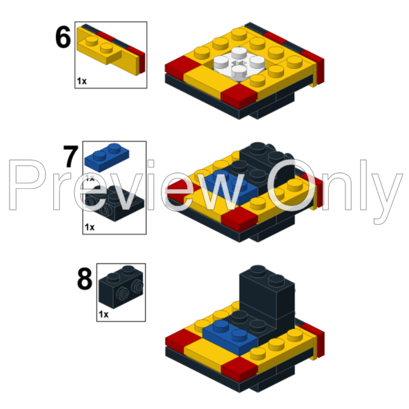 Lego Moc Super Pinup Pack 2 By Igor X Rebrickable Build With Lego