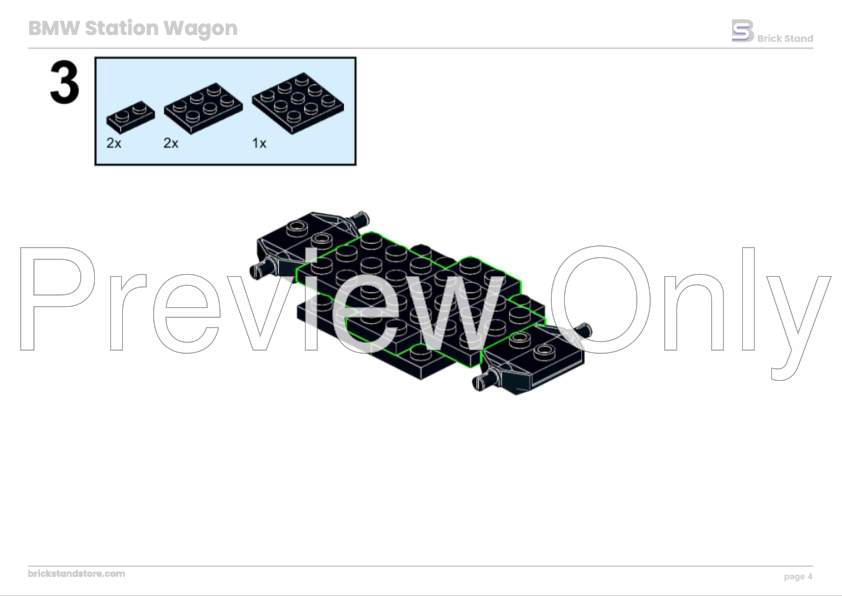 LEGO MOC BMW Station Wagon by brickstand | Rebrickable - Build with LEGO