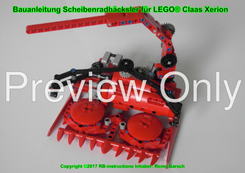 LEGO MOC Disc chopper for Claas Xerion 5000 or Fastrac ...