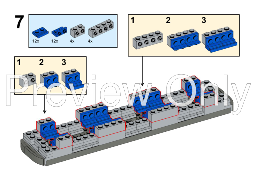 LEGO MOC NYC Subway Train by Bricktron91 | Rebrickable - Build with LEGO