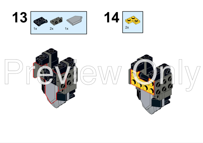 LEGO MOC-63456 Reinhardt by Ransom_Fern | Rebrickable - Build with LEGO