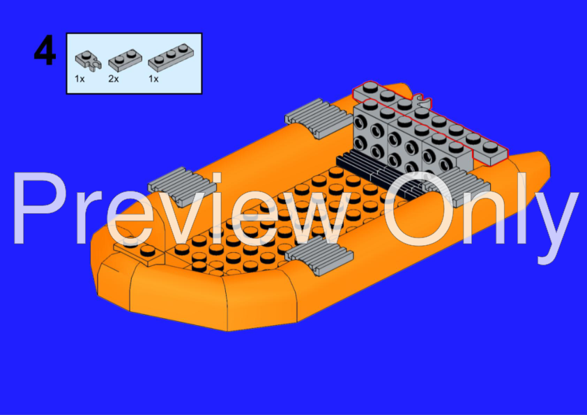 LEGO MOC Coast Guard Small Boat - OTH by coastguardbricks | Rebrickable ...