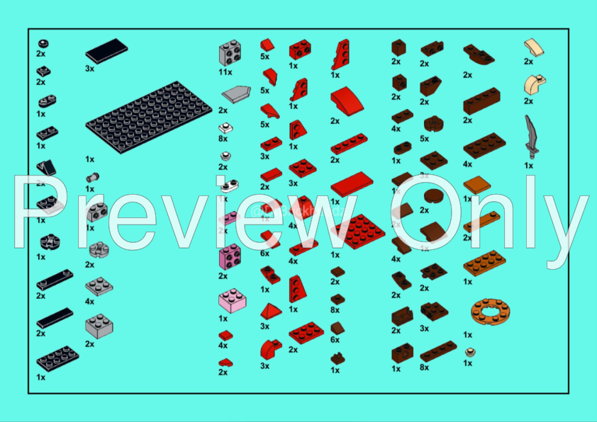 LEGO MOC Red Lynel (Breath of the Wild) Brickheadz by DrBrickheadz ...