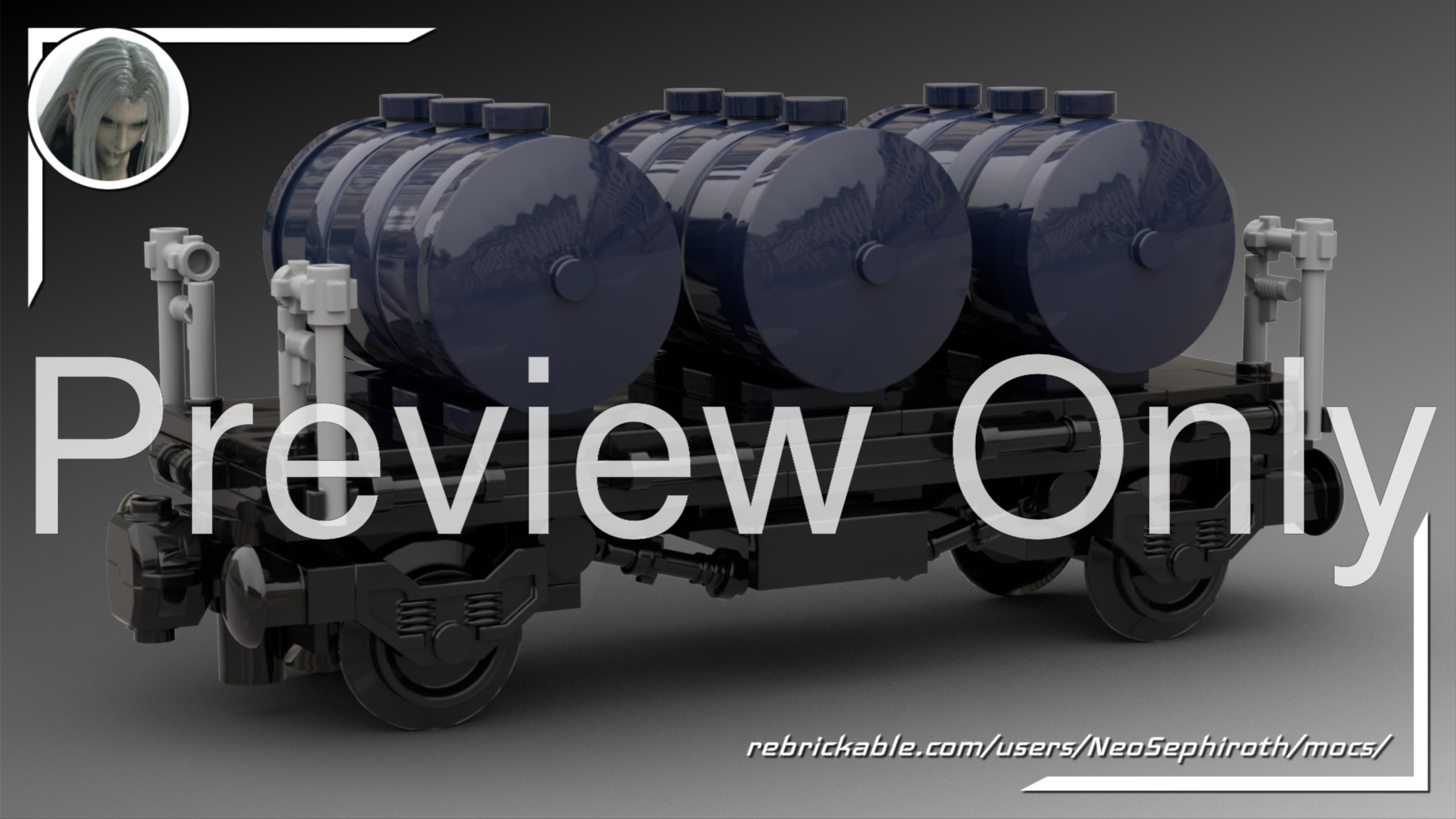 LEGO MOC Canister wagon by NeoSephiroth | Rebrickable - Build with LEGO