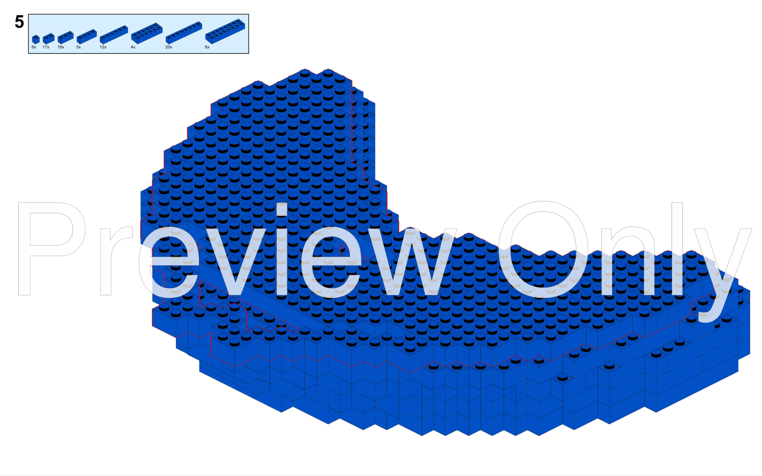 LEGO MOC lego dolphin by xiaowang | Rebrickable - Build with LEGO