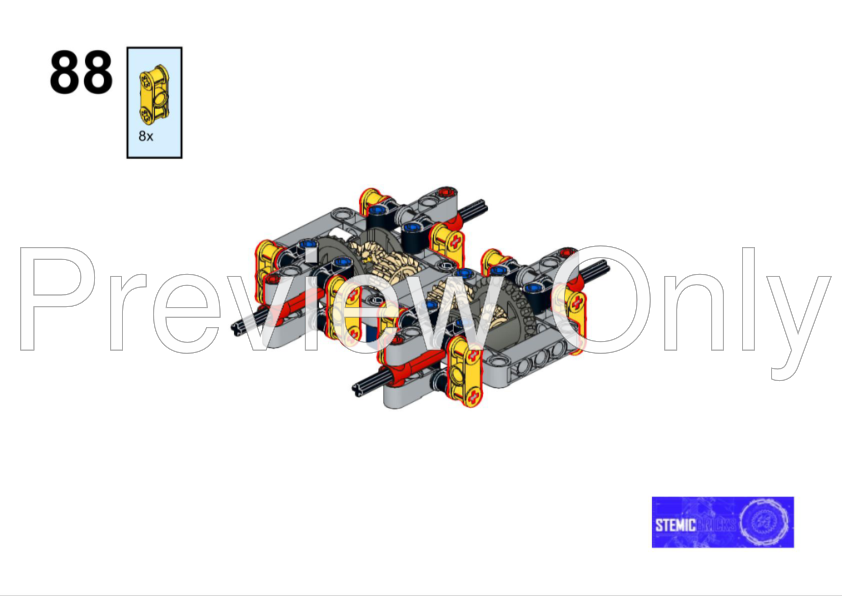 LEGO MOC RC MOD 42112 cement mixer V2 by STEMICBRICKS | Rebrickable ...