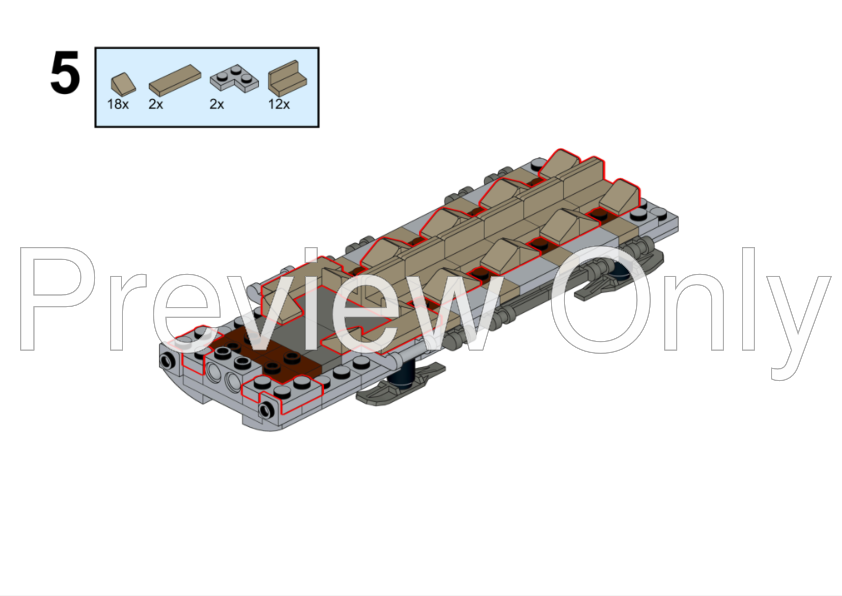LEGO MOC USV-3A Charon Dropship by Nosspott | Rebrickable - Build with LEGO