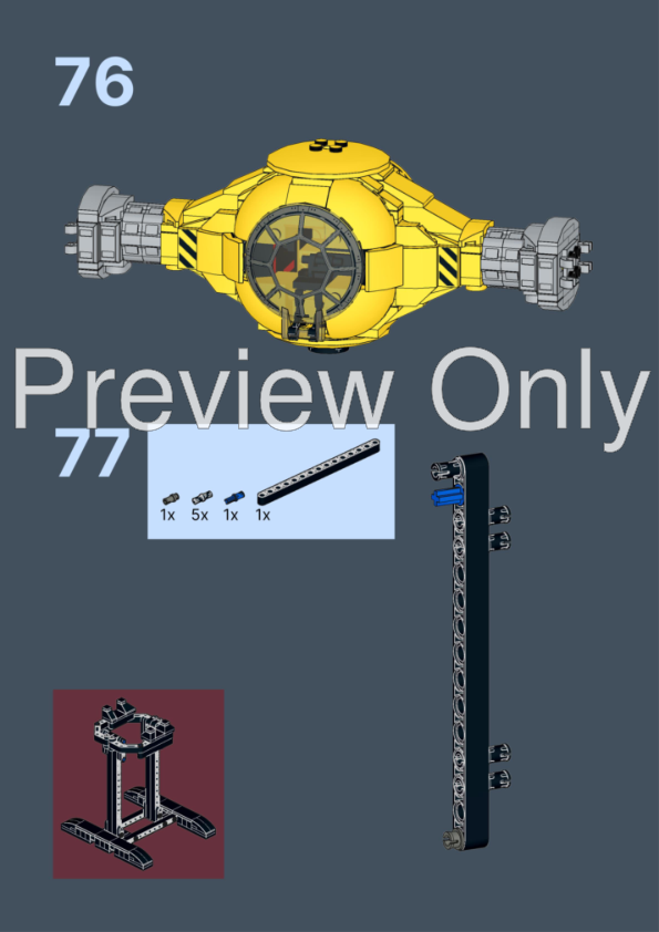 LEGO MOC TIE / mg Mining Guild Starfighter by thomin | Rebrickable ...