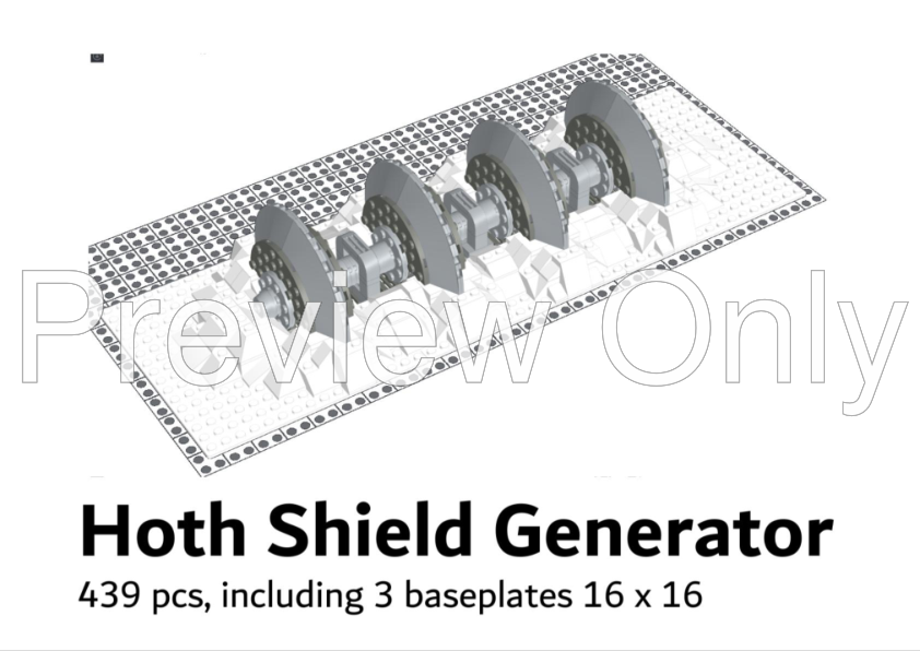 Lego Moc Hoth Shield Generator By Obiwanklemmobi Rebrickable Build