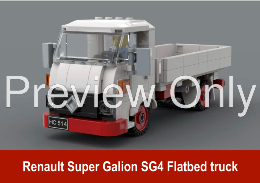 LEGO MOC Renault Super Galion SG4 Flatbed truck by SnowmanV ...