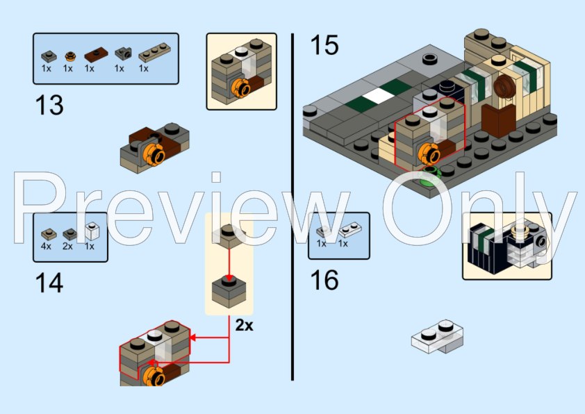 LEGO MOC Mini Lion Pub by simon84 | Rebrickable - Build with LEGO