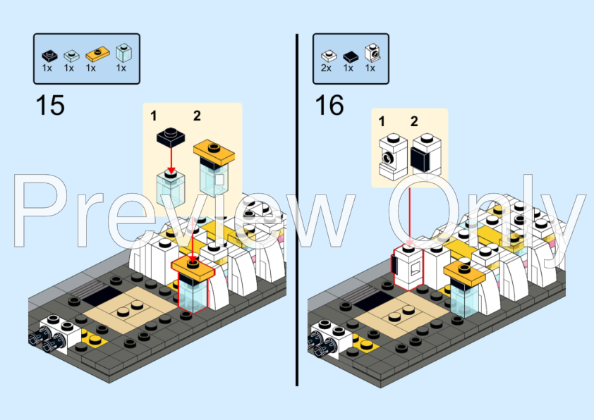 LEGO MOC Mini MoMA by simon84 | Rebrickable - Build with LEGO