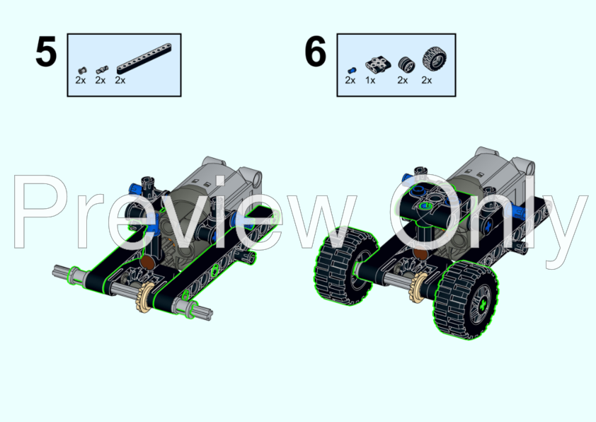 LEGO MOC Lego Technic RC Mini Dakar Truck by tank14 | Rebrickable ...