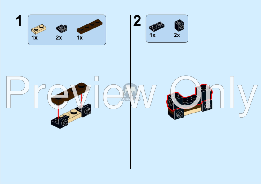 LEGO MOC Ben Kenobi BrickHeadz by Stormythos | Rebrickable - Build with ...