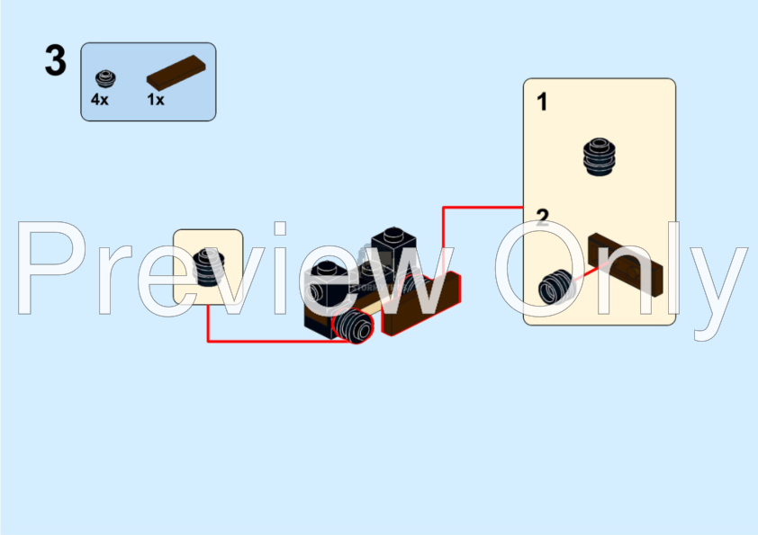 LEGO MOC Ben Kenobi BrickHeadz by Stormythos | Rebrickable - Build with ...