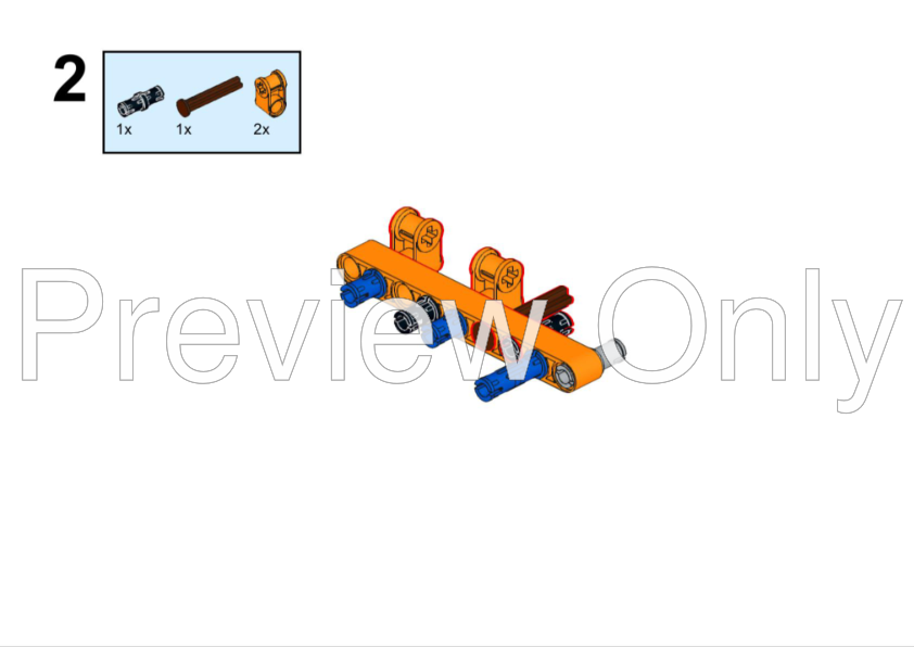 LEGO MOC Double 42093 L Model, Trial Cabover Truck by Reworked Lego ...