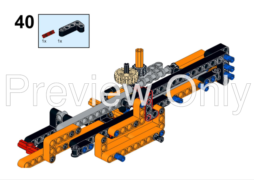 LEGO MOC Double 42093 L Model, Trial Cabover Truck by Reworked Lego ...