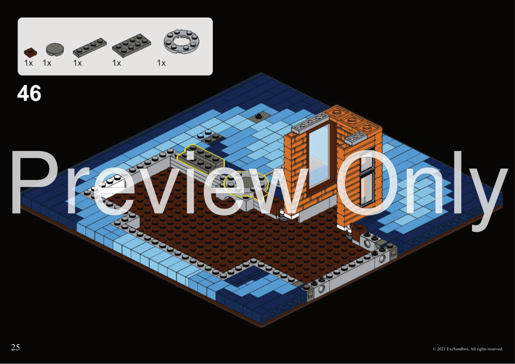 LEGO MOC Lakeside House by ExeSandbox | Rebrickable - Build with LEGO