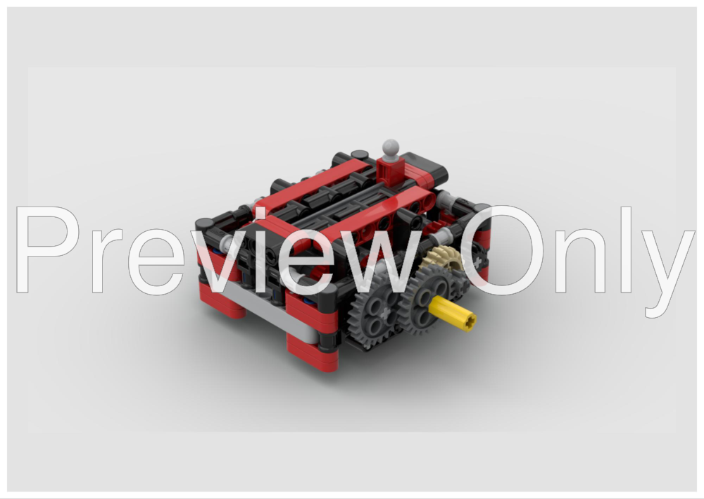 Lego Moc 8 Speed Manual Gearbox By Whathetech Rebrickable Build