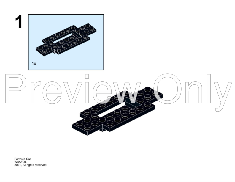 LEGO MOC Formula Car by w5afol | Rebrickable - Build with LEGO