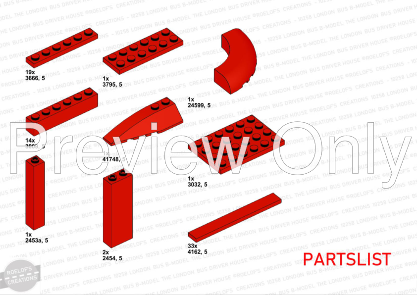 LEGO MOC-66675 10258 - ALTERNATE - THE LONDON BUS DRIVERS HOUSE by ...