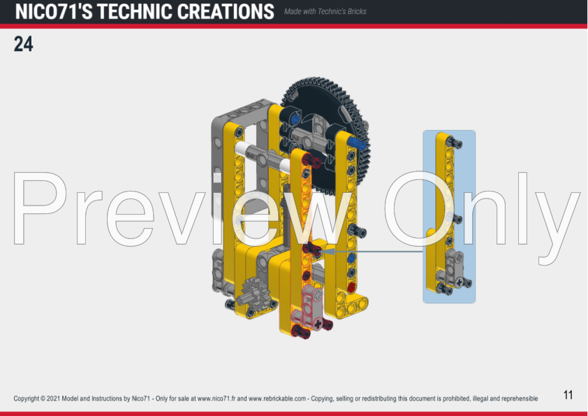 LEGO MOC Manual Braiding Machine by Nico71 | Rebrickable - Build with LEGO