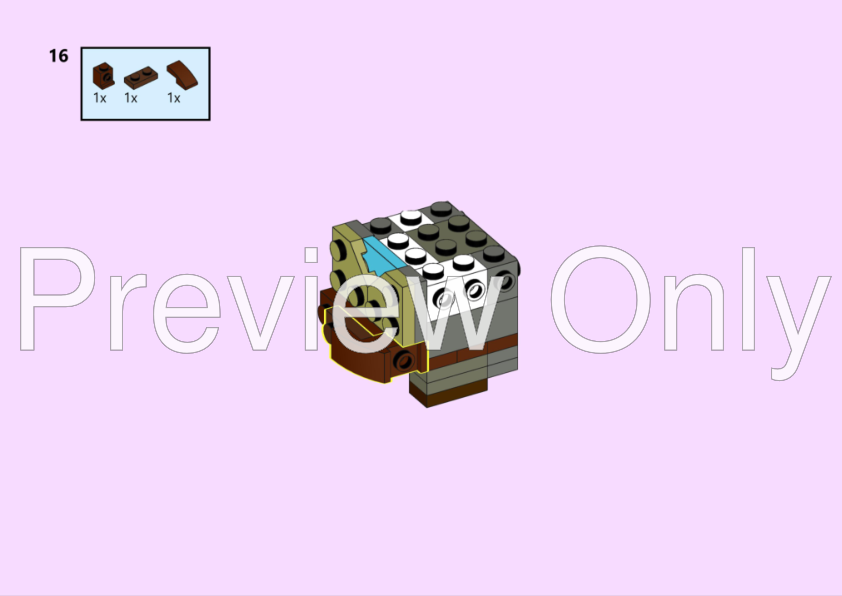 LEGO MOC Argus Filch by LegoMocBrickheadz | Rebrickable - Build with LEGO