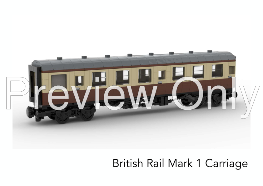 LEGO MOC British Rail Mark 1 Carriage brown by brickdesigned_germany ...