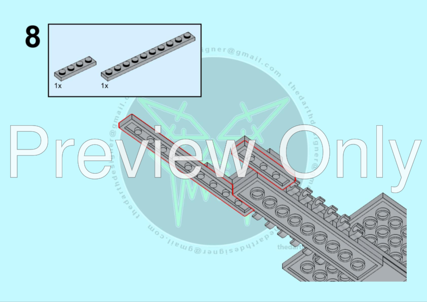 LEGO MOC Sukhoi Su-25 Frogfoot | 1:34 Scale by DarthDesigner | Rebrickable - Build with LEGO
