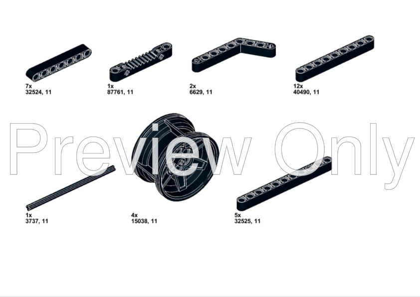 LEGO MOC RC Dirt Modified 42039 by Cfachini | Rebrickable - Build with LEGO