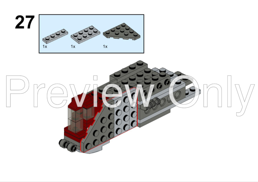 LEGO MOC mini AT-TE by Eclipse_ | Rebrickable - Build with LEGO