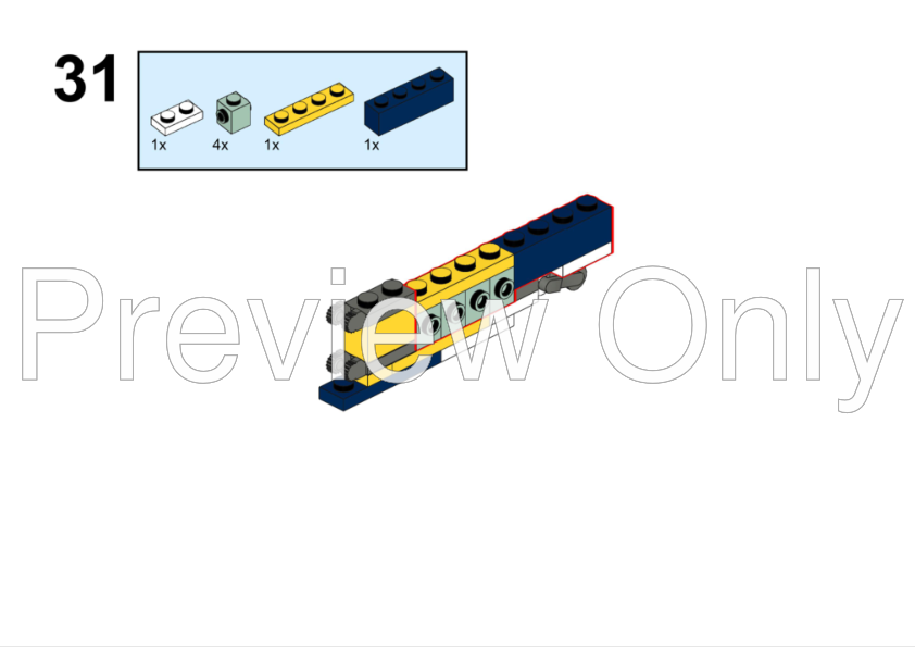 LEGO MOC Wildcat CVE Tri-color by JoshBrickBirds | Rebrickable - Build ...