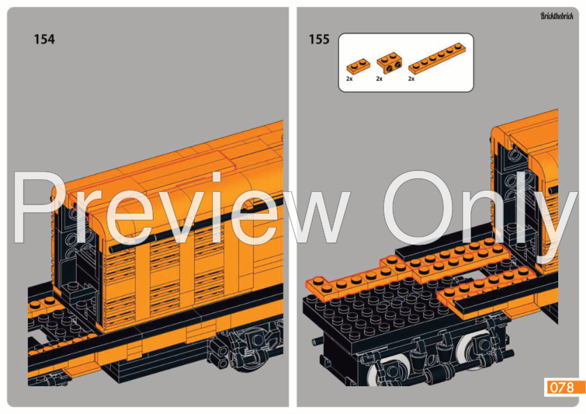 Lego Moc Locomotive Cp 1400 Power Functions Best Diesel Loco Brick