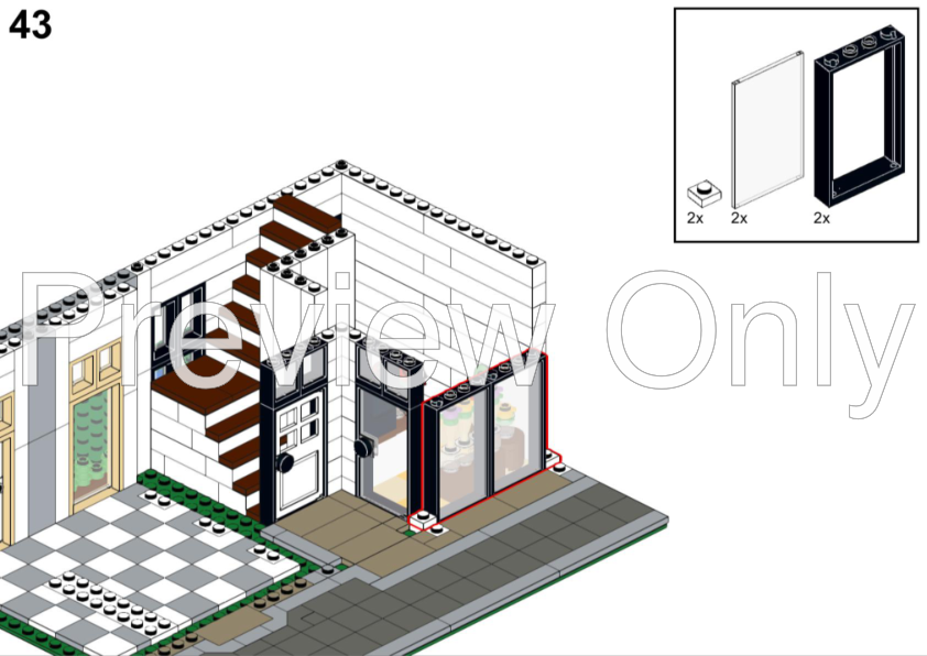 LEGO MOC Comic Store & Flower Shop Modular Buildings by MOC_Expert ...