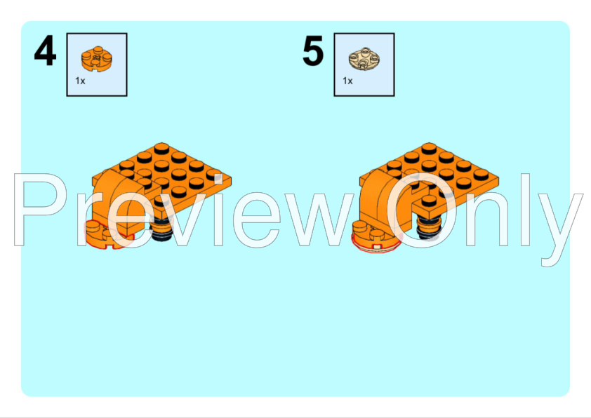 LEGO MOC Tigger BrickHeadz by bbchai | Rebrickable - Build with LEGO