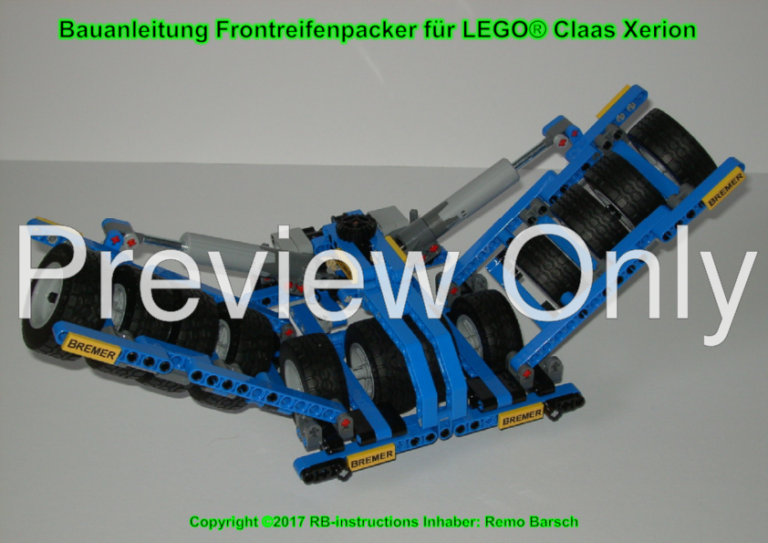 LEGO MOC Front tire packer for Claas Xerion 5000 (Frontreifenpacker) by ...