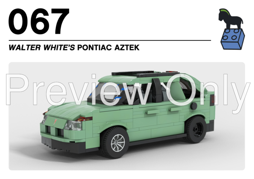 LEGO MOC-69068 Walter White's Pontiac Aztek by OneBrickPony ...