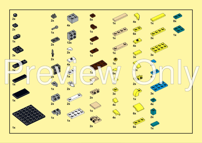 LEGO MOC Zidane Tribal (FFIX) Brickheadz by DrBrickheadz | Rebrickable ...